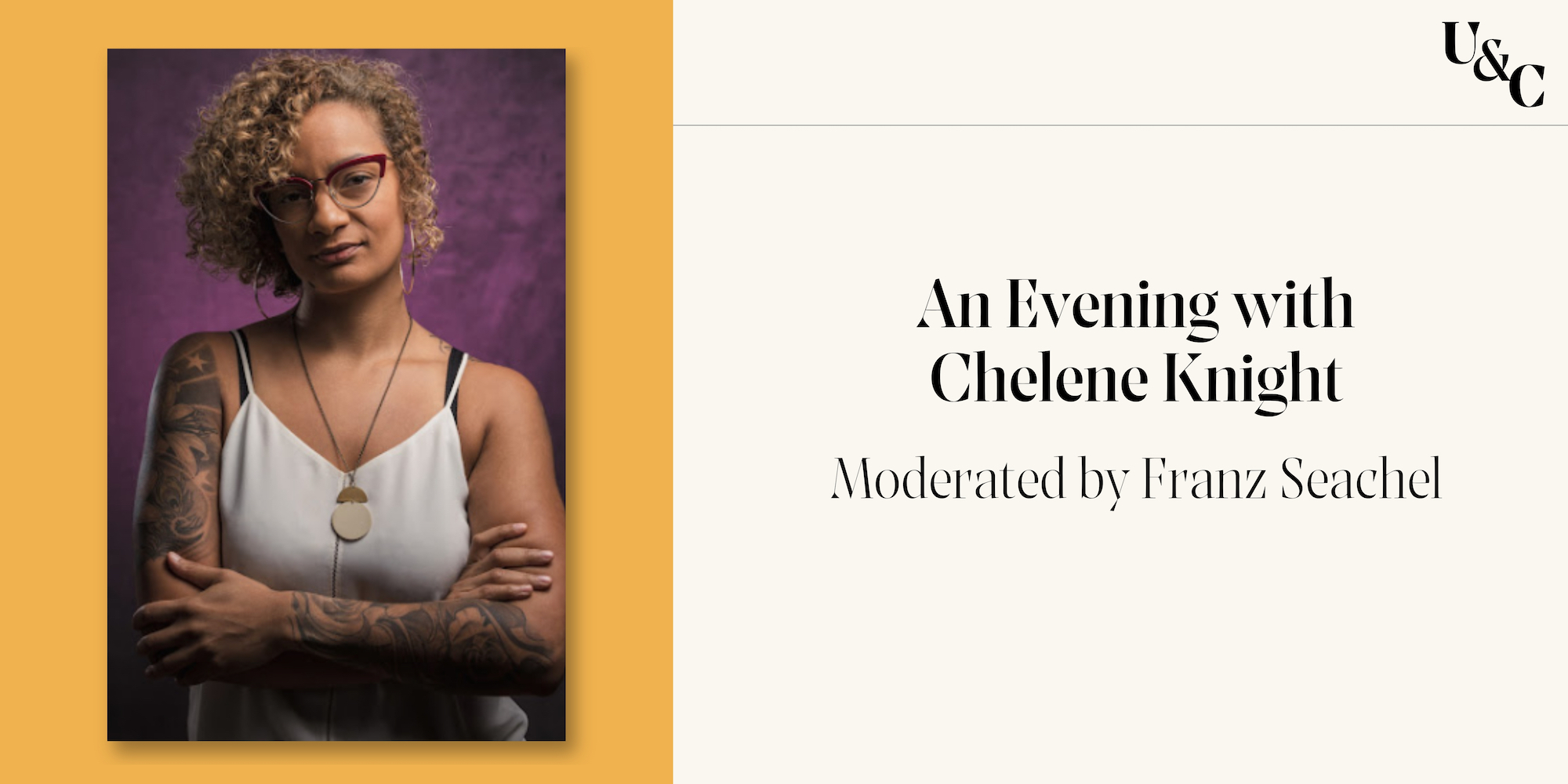 Let It Go: An Evening with Chelene Knight | Upstart & Crow