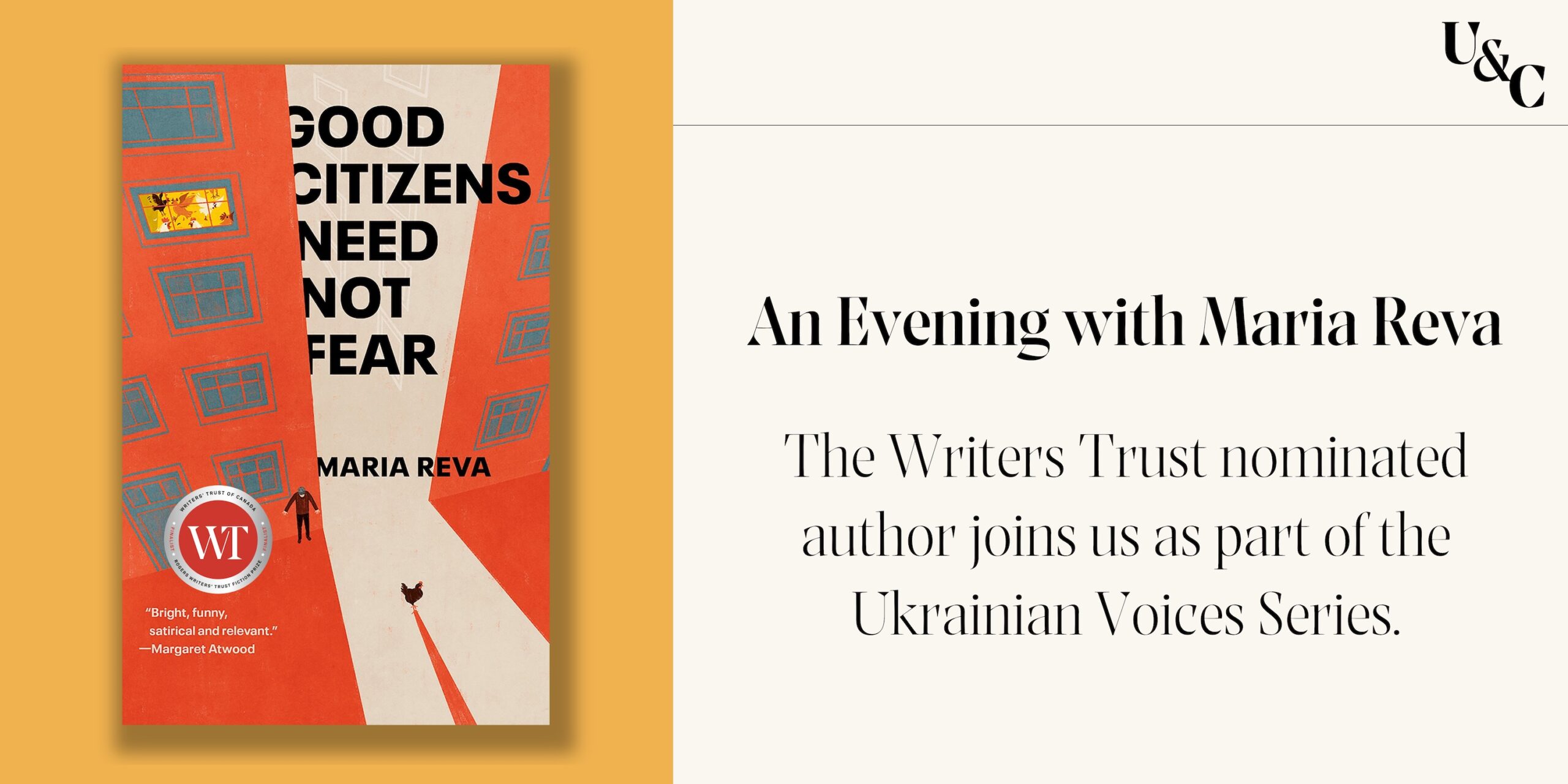 An Evening With Maria Reva | Upstart & Crow